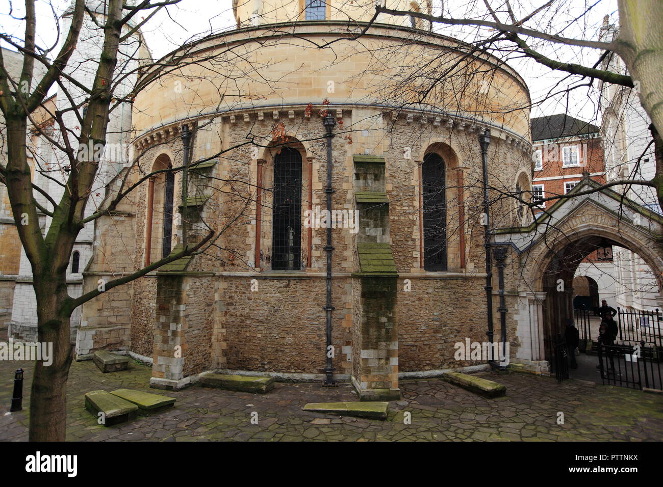 The Temple Church in London, built by the Knights Templar as their ...