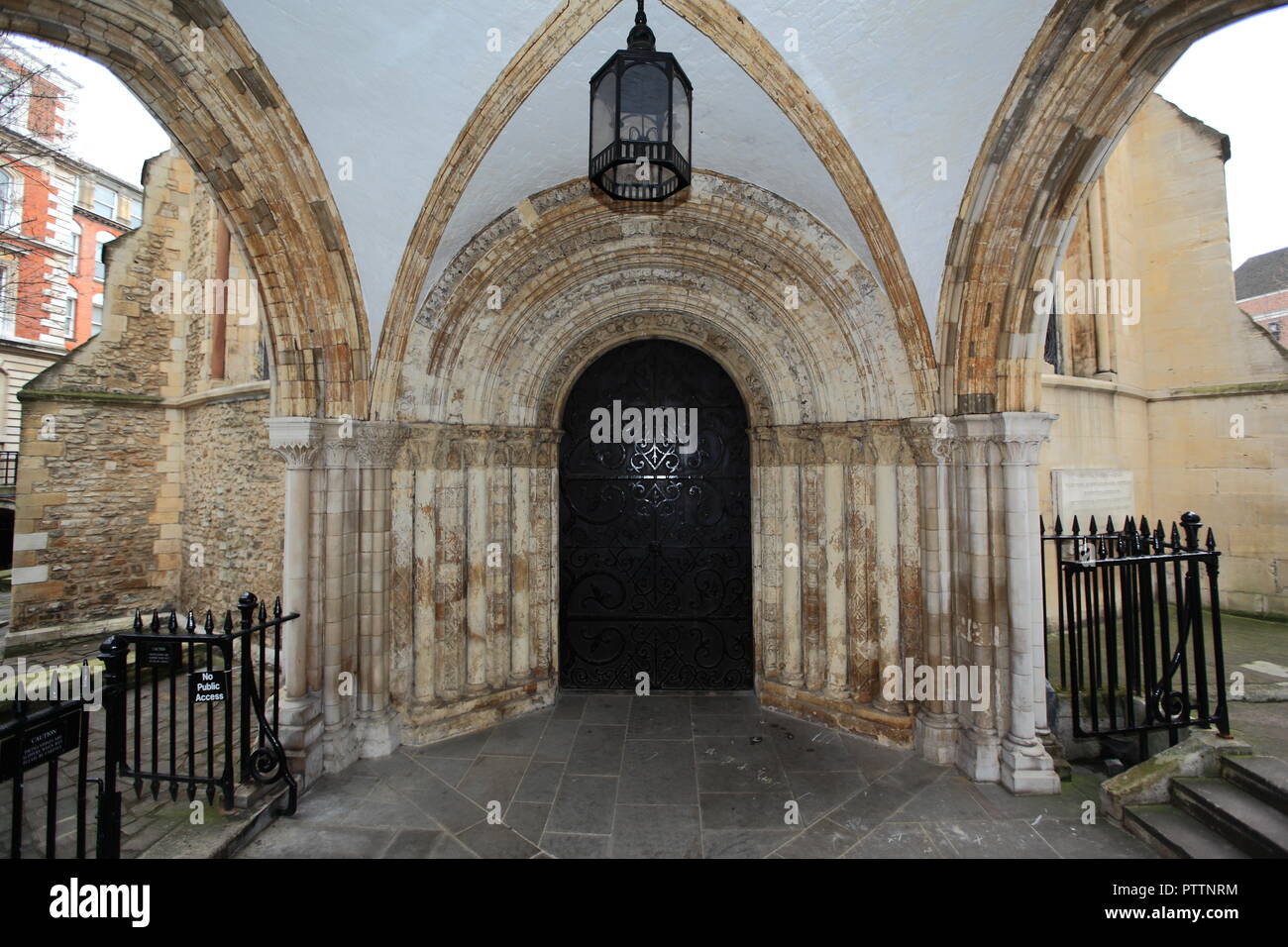 The Temple Church in London, built by the Knights Templar as their ...