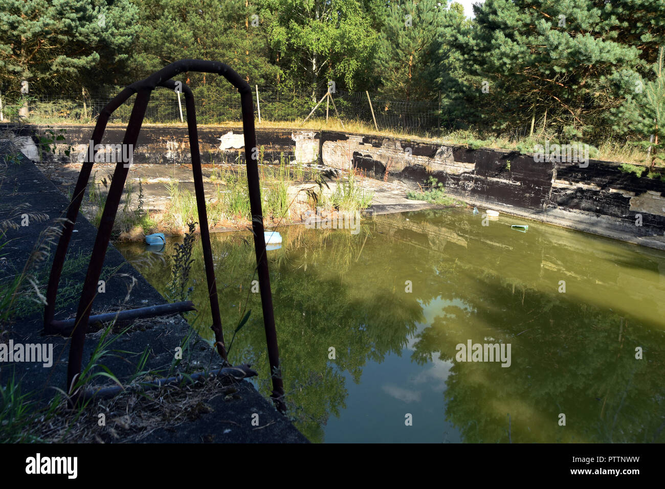 Soviet air base relics in Brand, former East Germany. What remains of ...