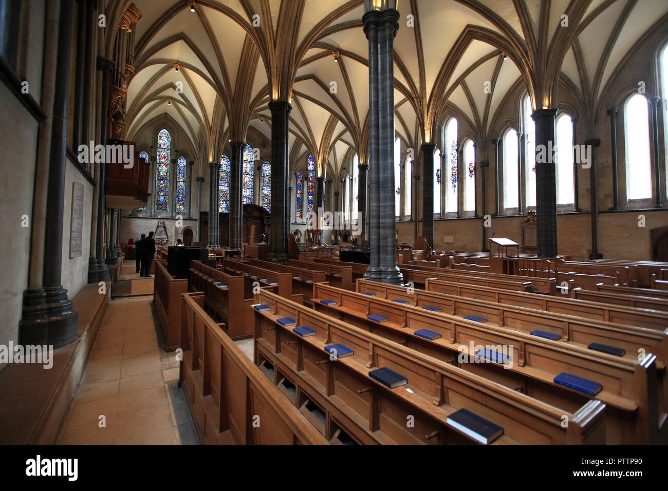 The Temple Church in London, built by the Knights Templar as their ...