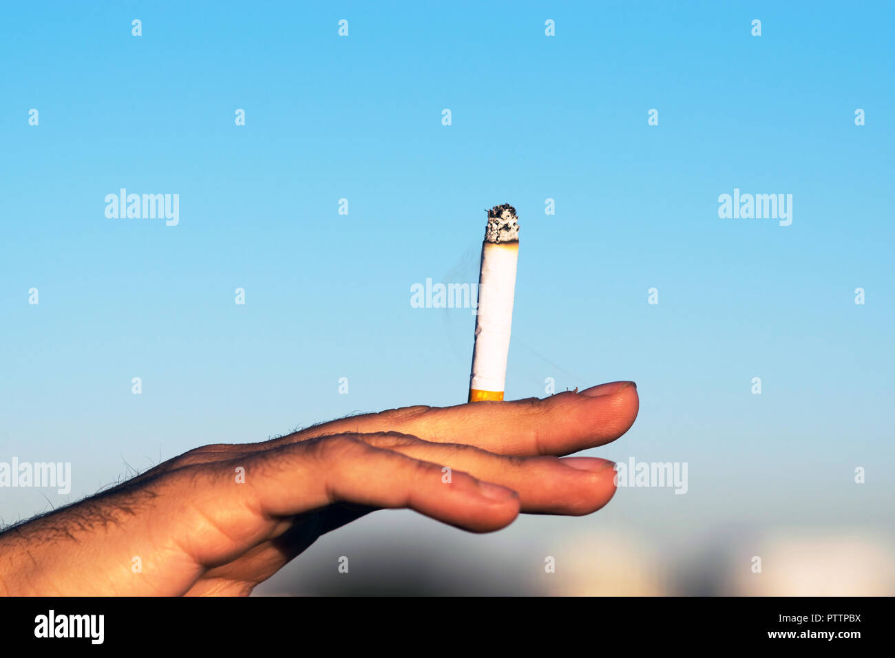Hand holding cigar hi-res stock photography and images - Alamy