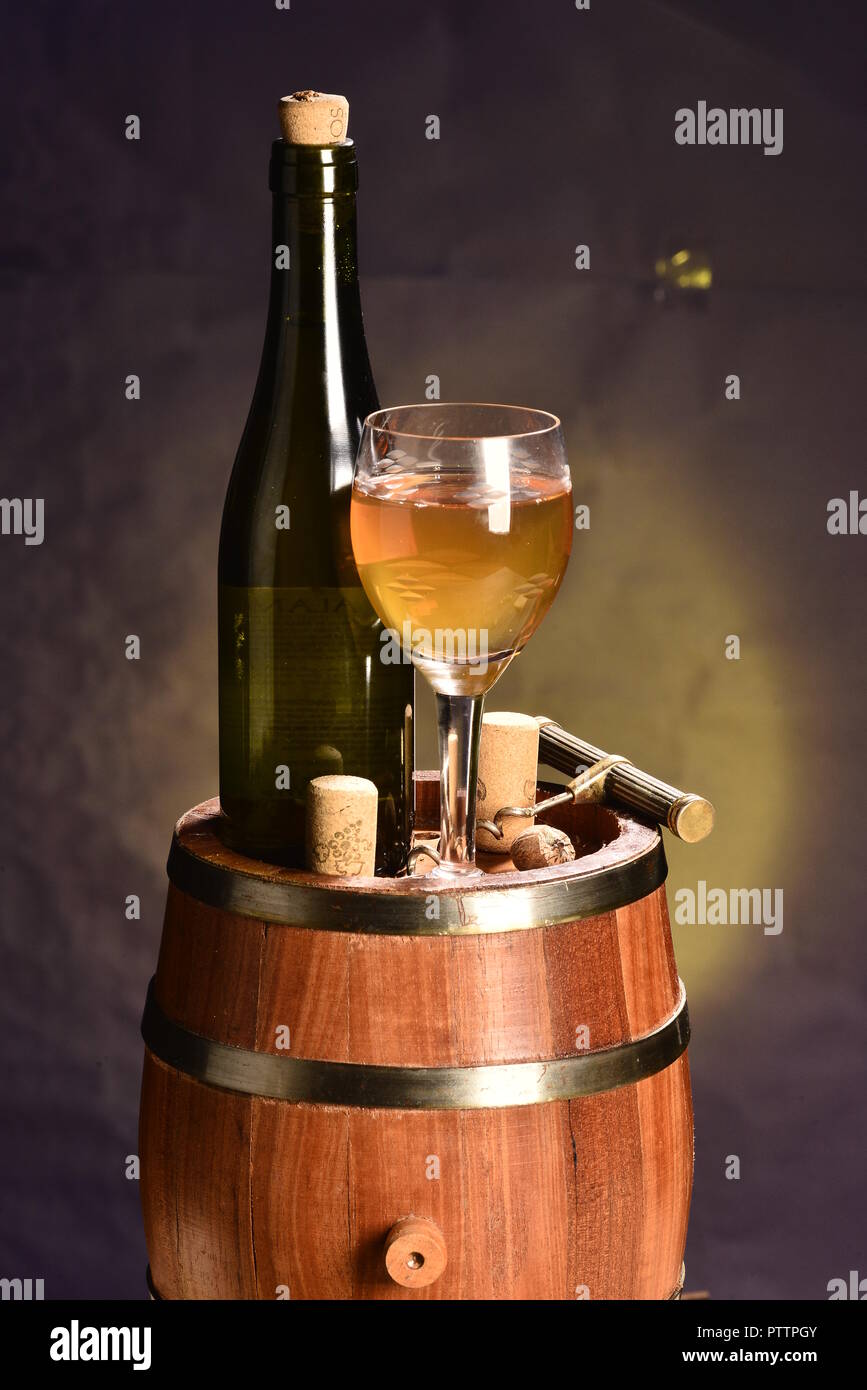 White wine photo concept Stock Photo - Alamy