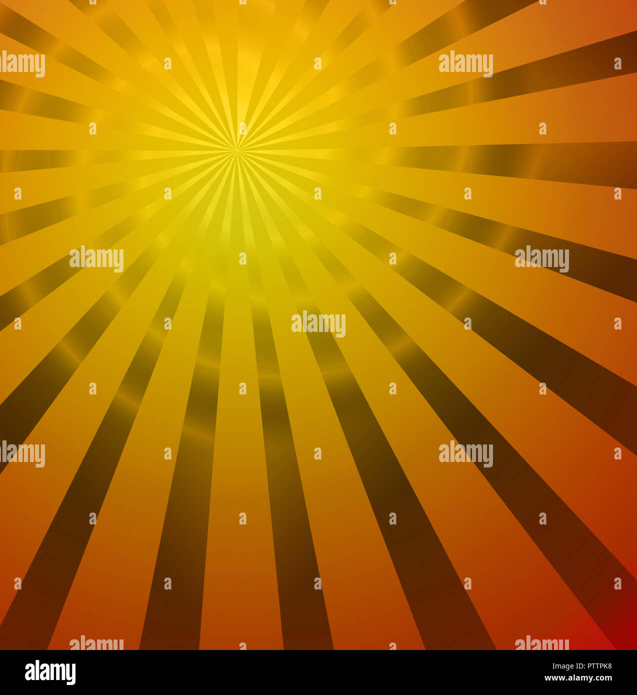 Orange sun rays background with copy space Stock Photo - Alamy