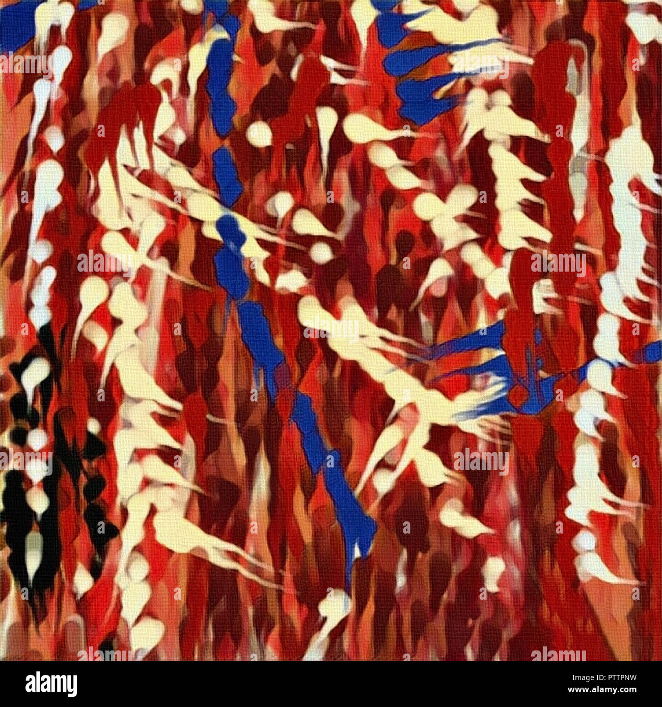 Abstract painting. Colorful Brush strokes Stock Photo - Alamy