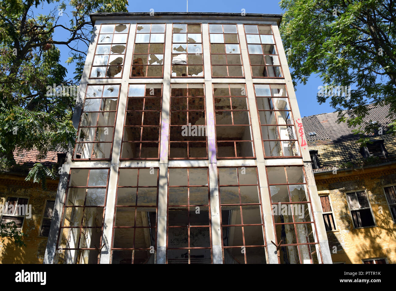 The relics of the soviet base of Juterbog in former East Germany. This ...