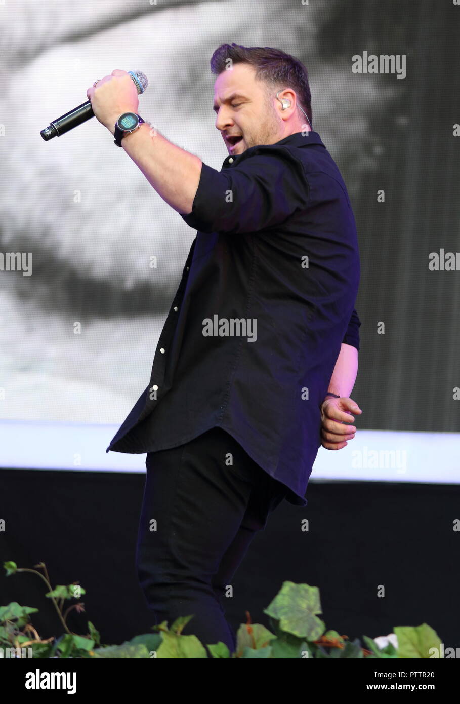 BBC Radio 2 in Hyde Park, London Featuring: Boyzone, Mikey Graham Where ...