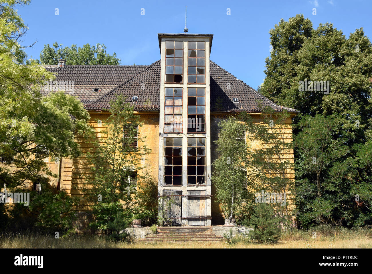 The relics of the soviet base of Juterbog in former East Germany. This ...