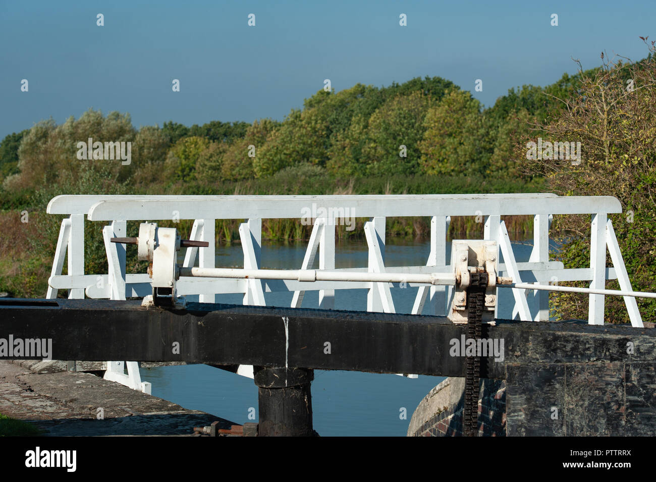 Footbridge with handrails hi-res stock photography and images - Alamy