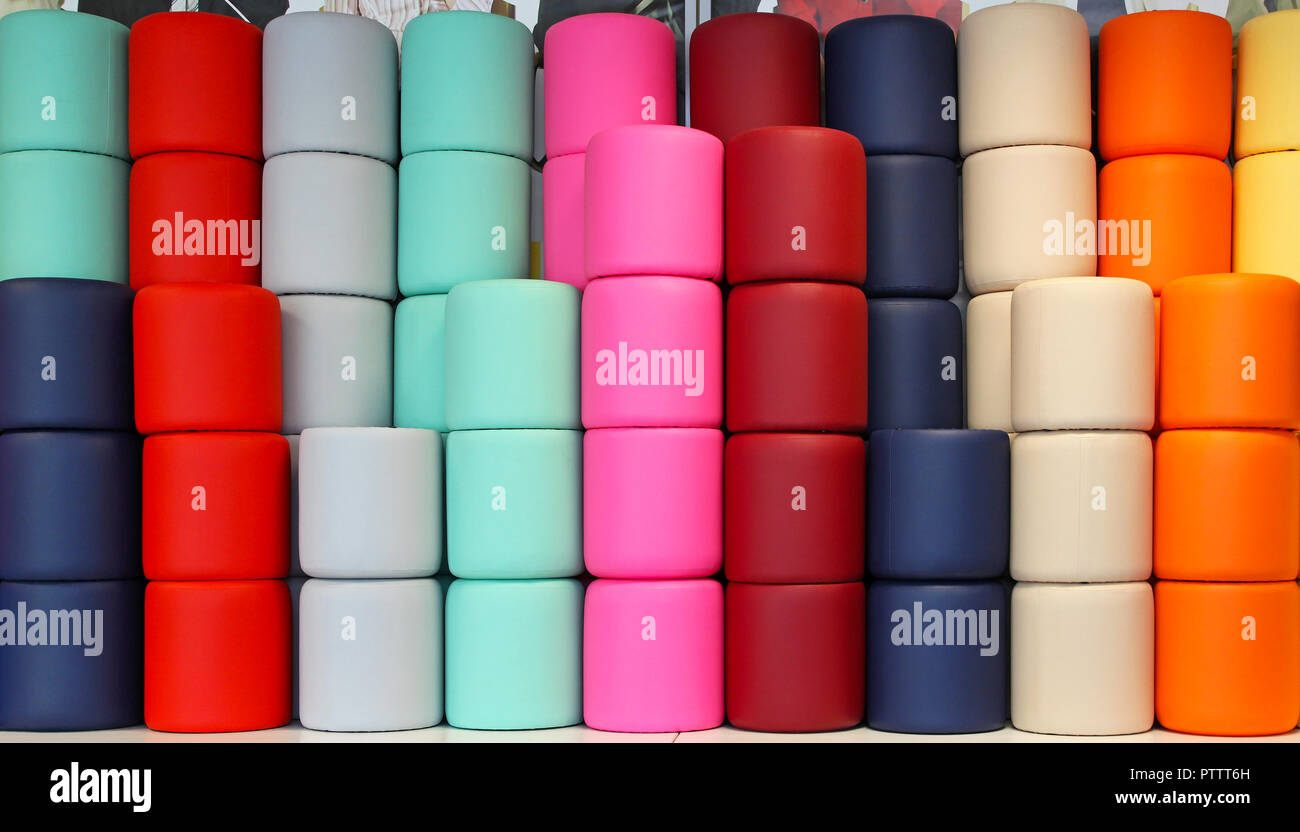 Round stools hi-res stock photography and images - Alamy