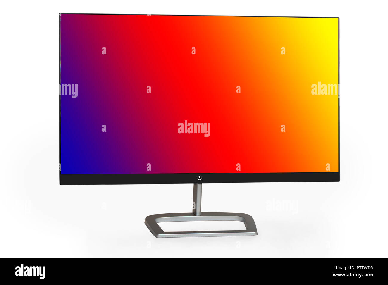 4k monitor isolated on white Stock Photo - Alamy