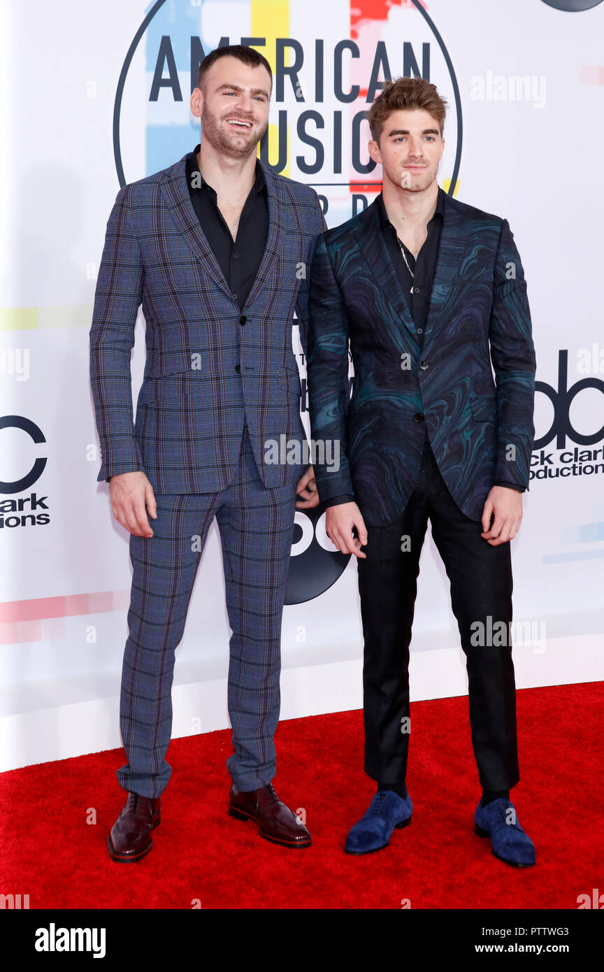 Alex Pall and Andrew Taggart attending the 46th Annual American Music ...