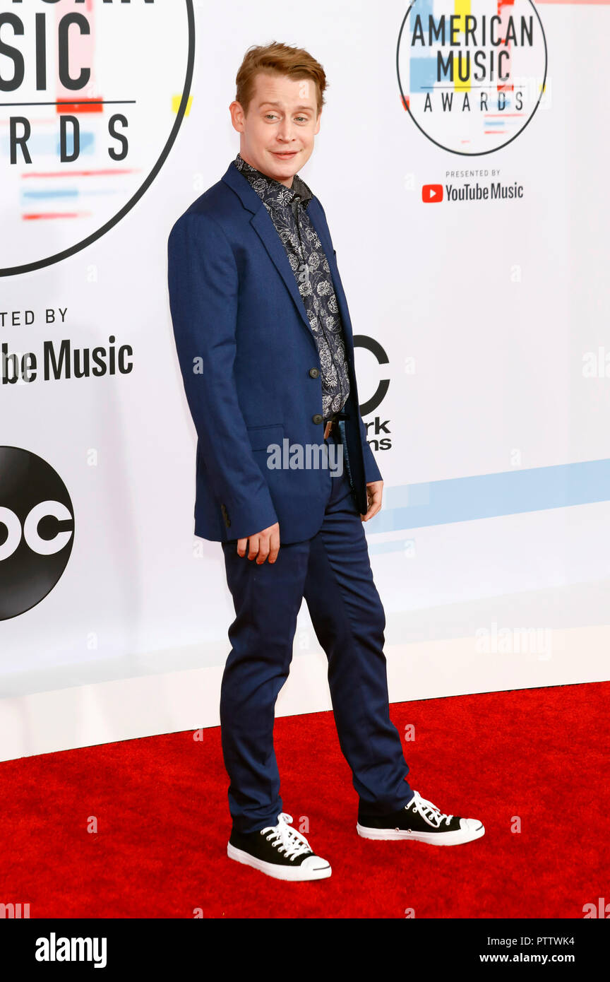 Macaulay Culkin attending the 46th Annual American Music Awards at ...