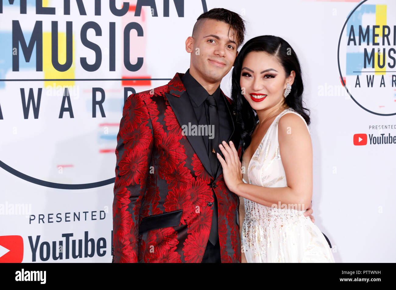 Rambo Jennings and Tina Guo attending the 46th Annual American Music ...
