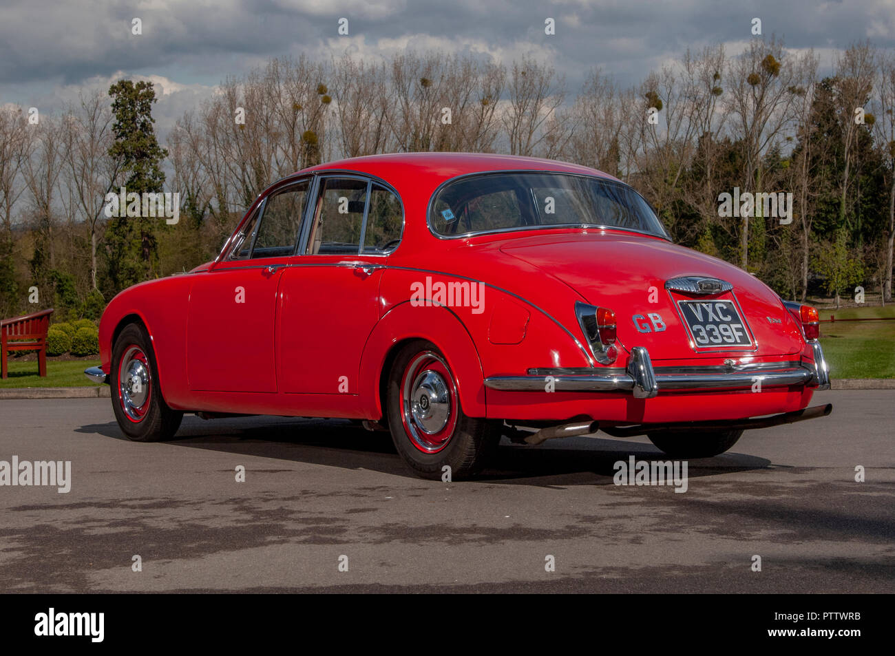 Daimler V8, classic 1960s British saloon car Stock Photo - Alamy
