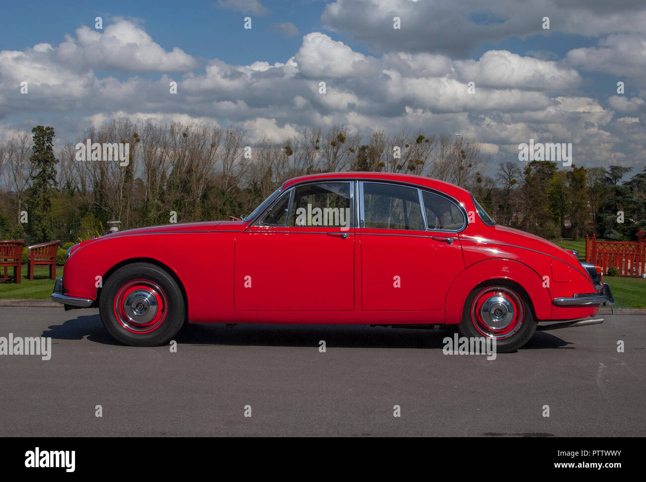 Daimler V8, classic 1960s British saloon car Stock Photo - Alamy