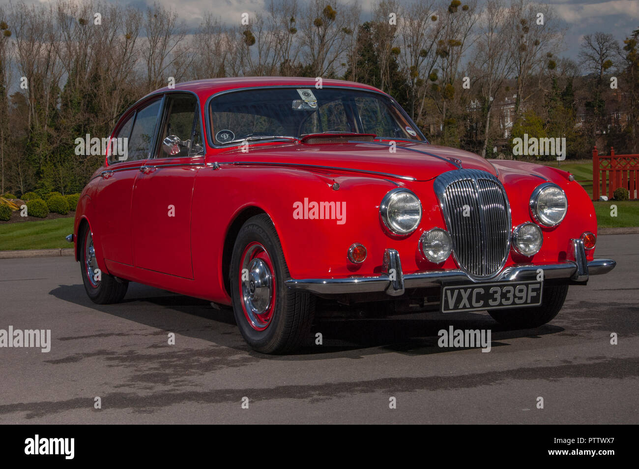 Daimler V8, classic 1960s British saloon car Stock Photo - Alamy