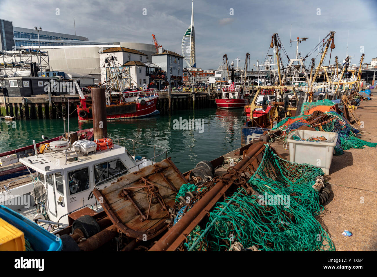The Camber Docks Portsmouth Hampshire Stock Photo - Alamy