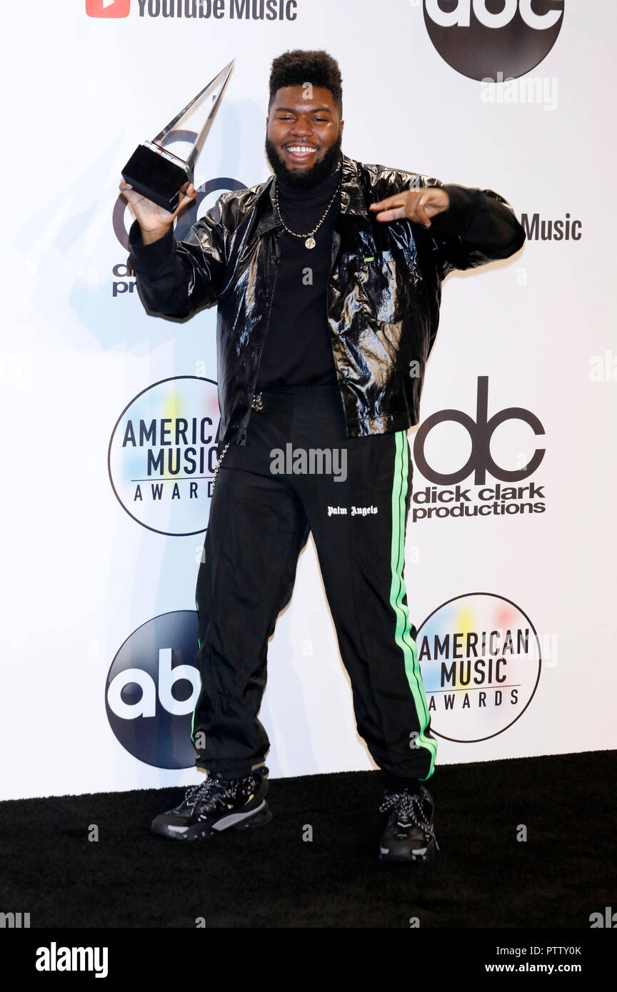 Khalid attending the 46th Annual American Music Awards at Microsoft ...