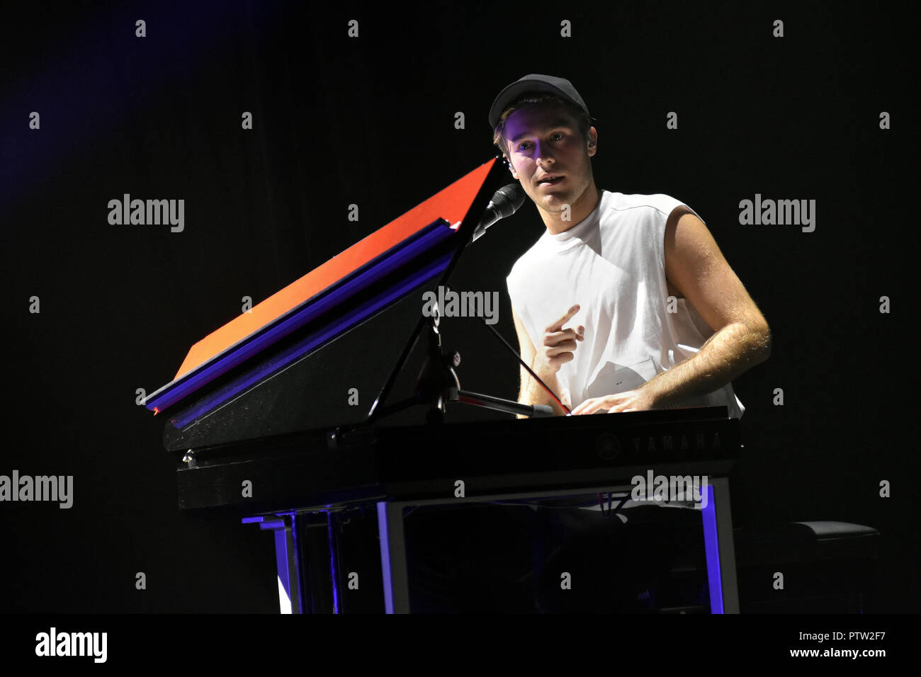 Benjamin Ingrosso at the première of his tour with Felix Sandman in ...