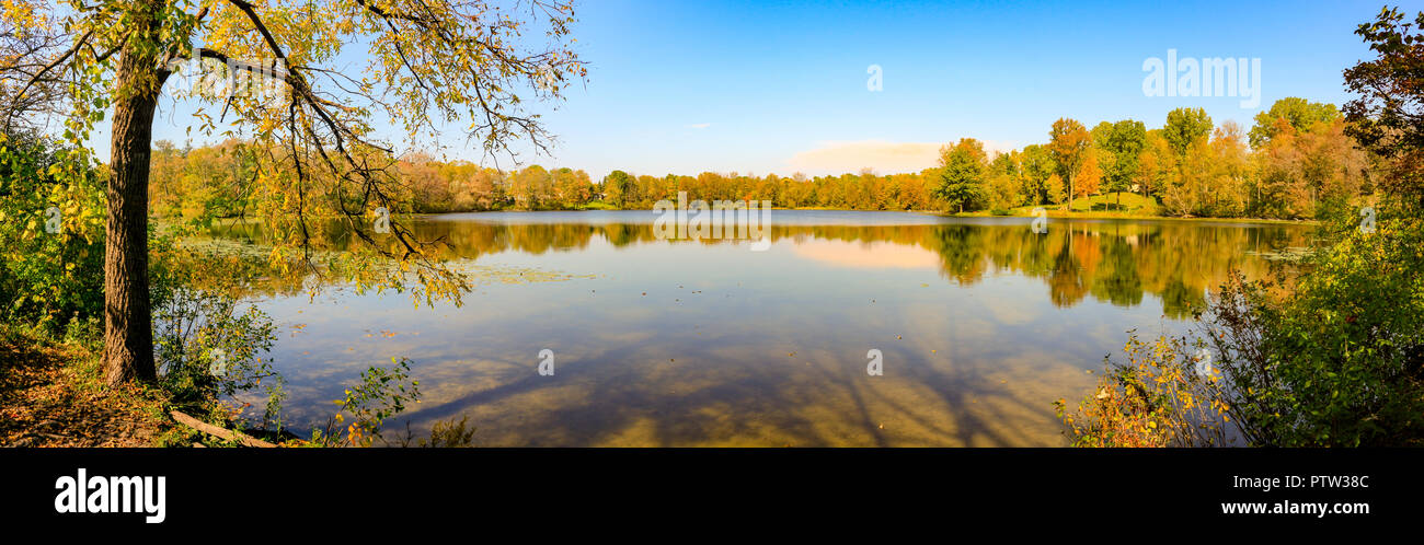 Canadian landscape photo during the fall season showing the beautiful ...