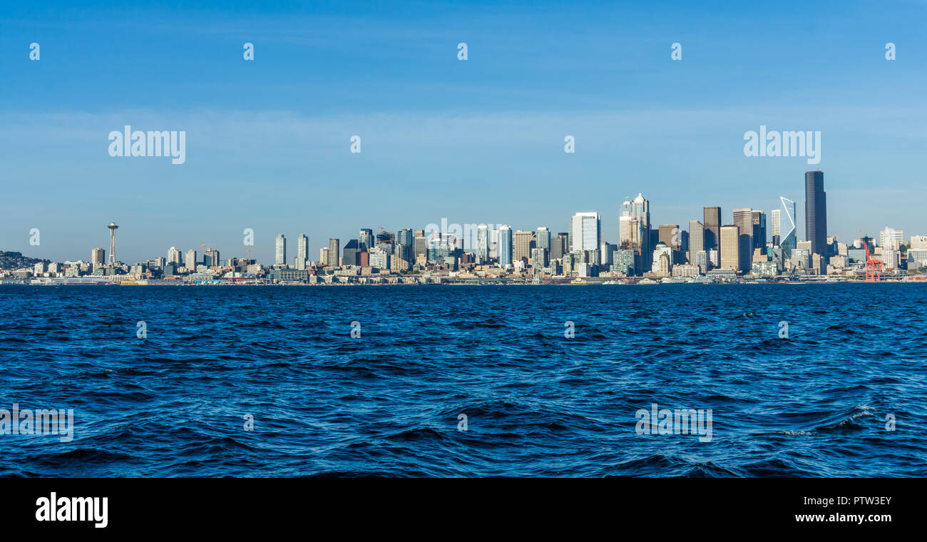 A view of downtown buildings in Seattle, Washington Stock Photo - Alamy