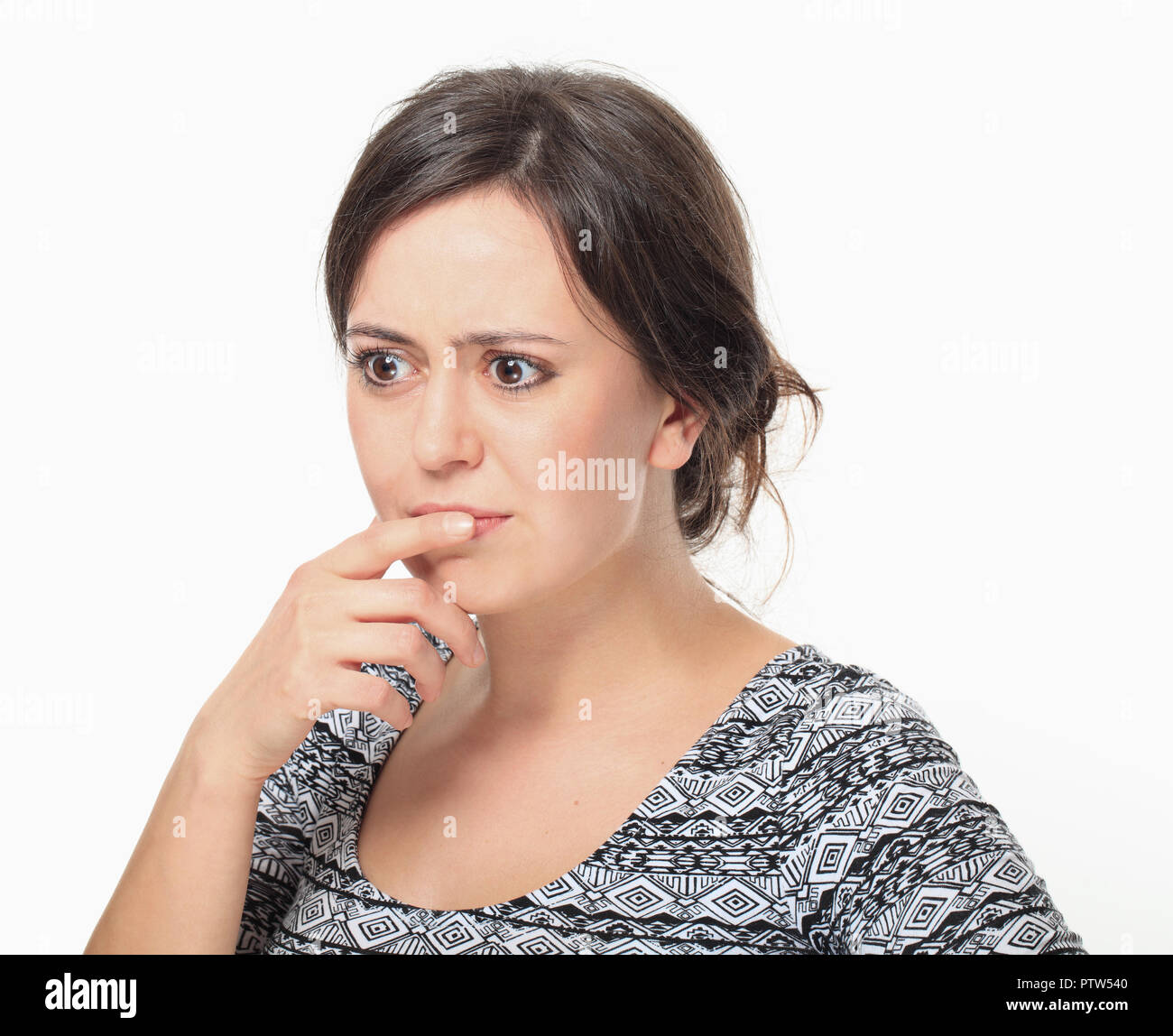 Person trying to remember something hi-res stock photography and images ...