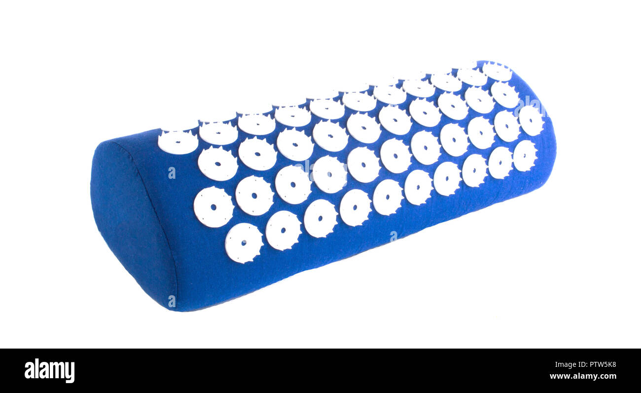 Orthopedic needle roller for the neck, isolate Stock Photo - Alamy