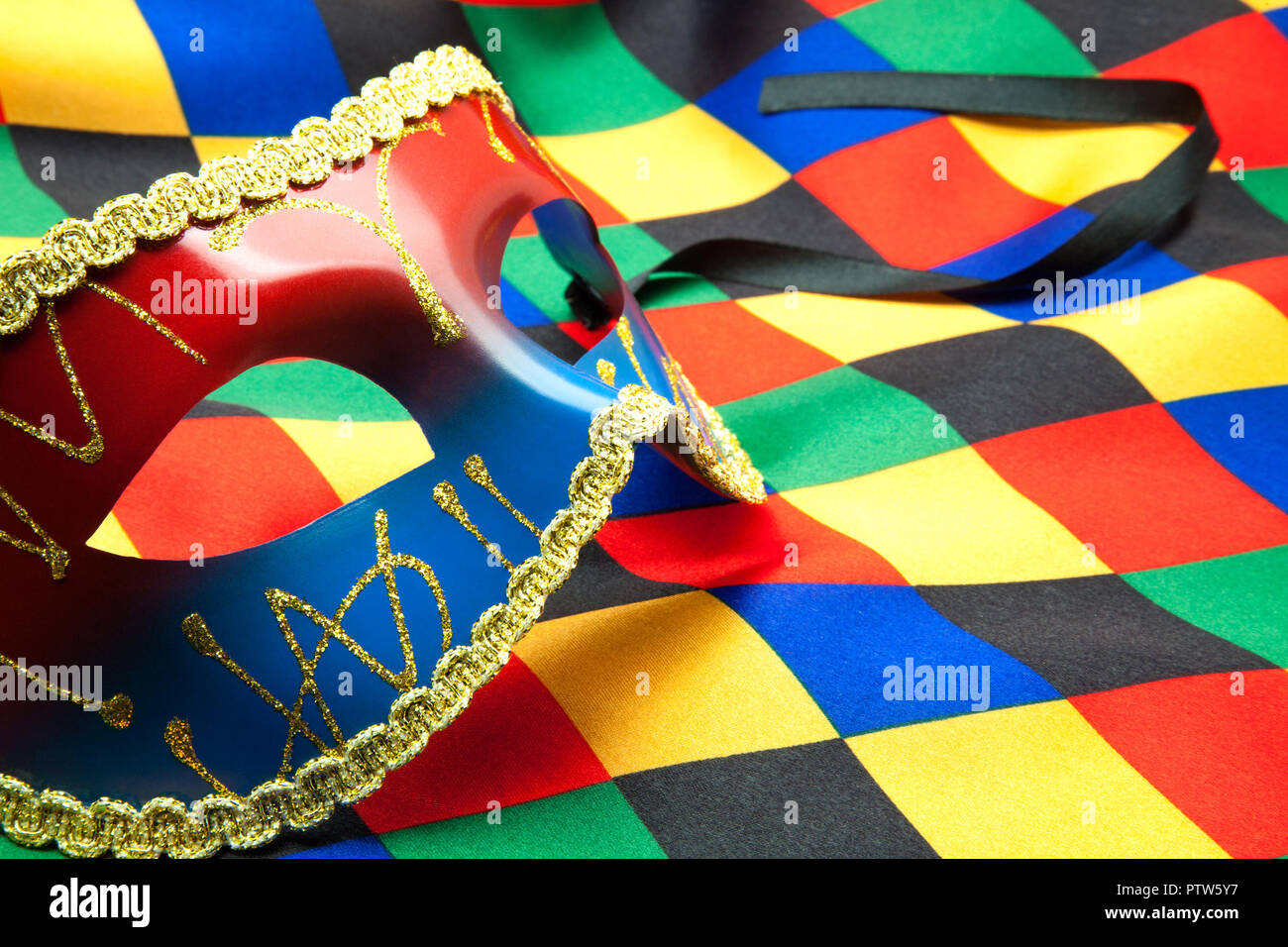 mask and carnival party dress Stock Photo - Alamy
