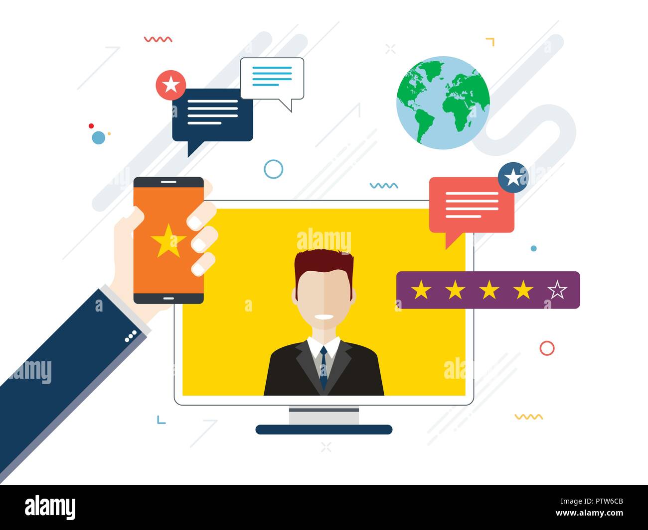 Product satisfaction Stock Vector Images - Alamy