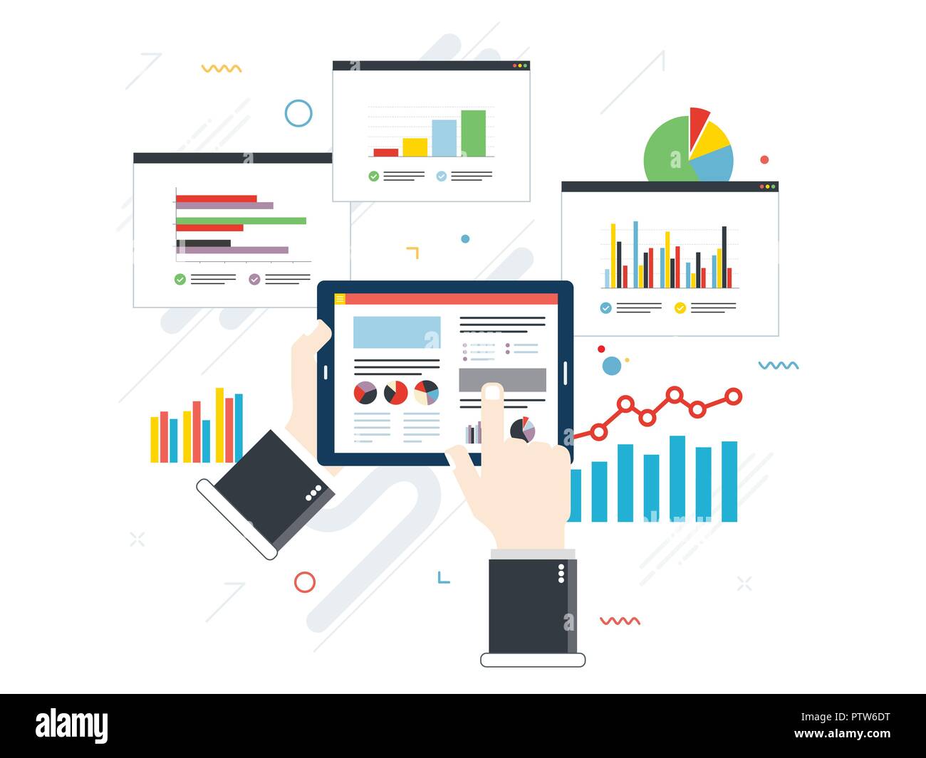 Mobile risk analysis Stock Vector Images - Alamy