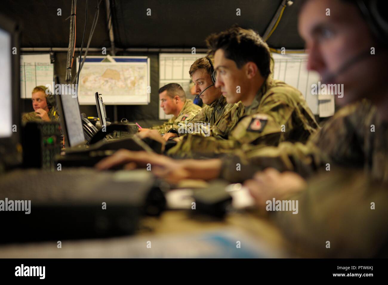 British infantry training hi-res stock photography and images - Alamy