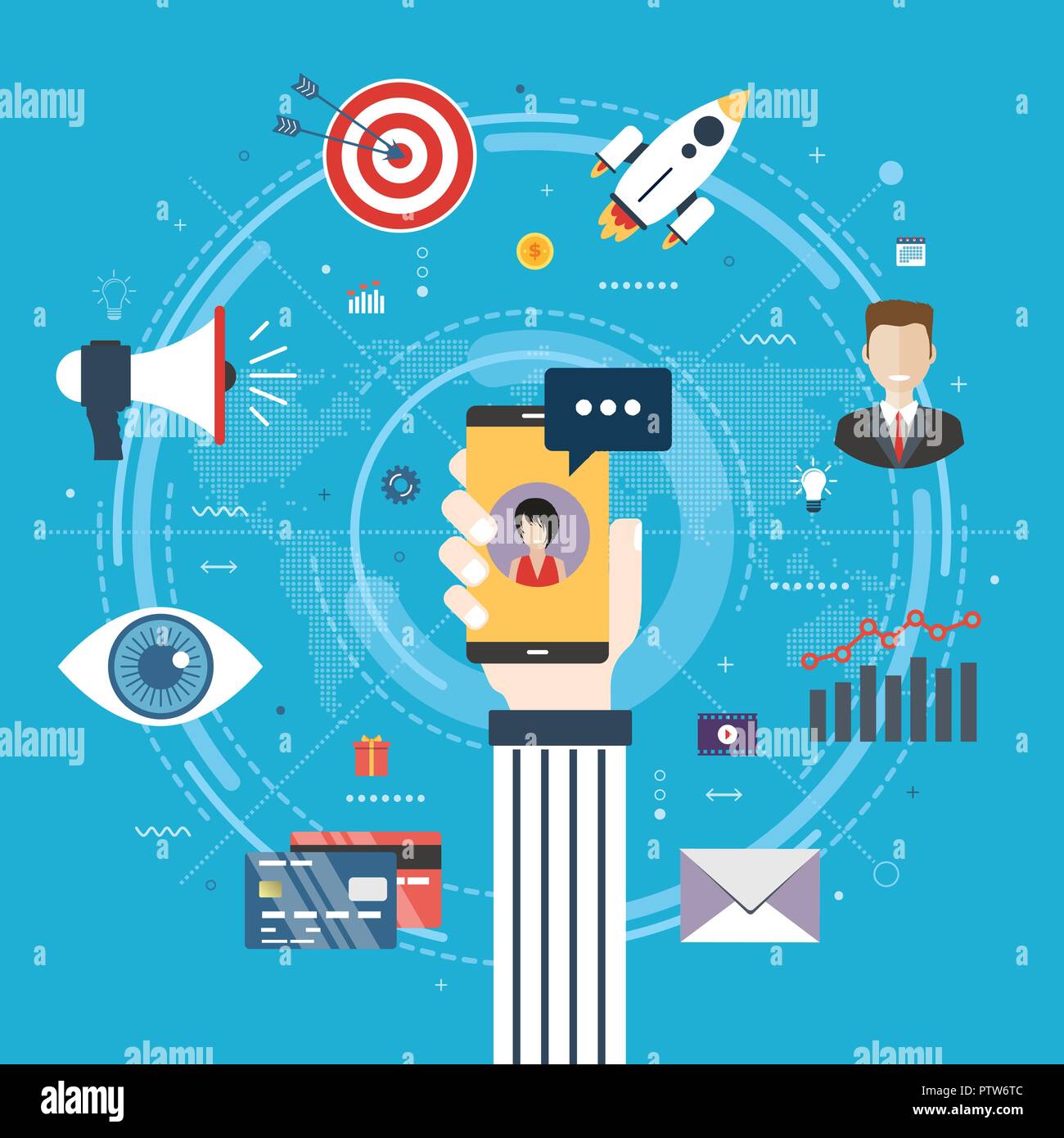 Business bot Stock Vector Images - Alamy