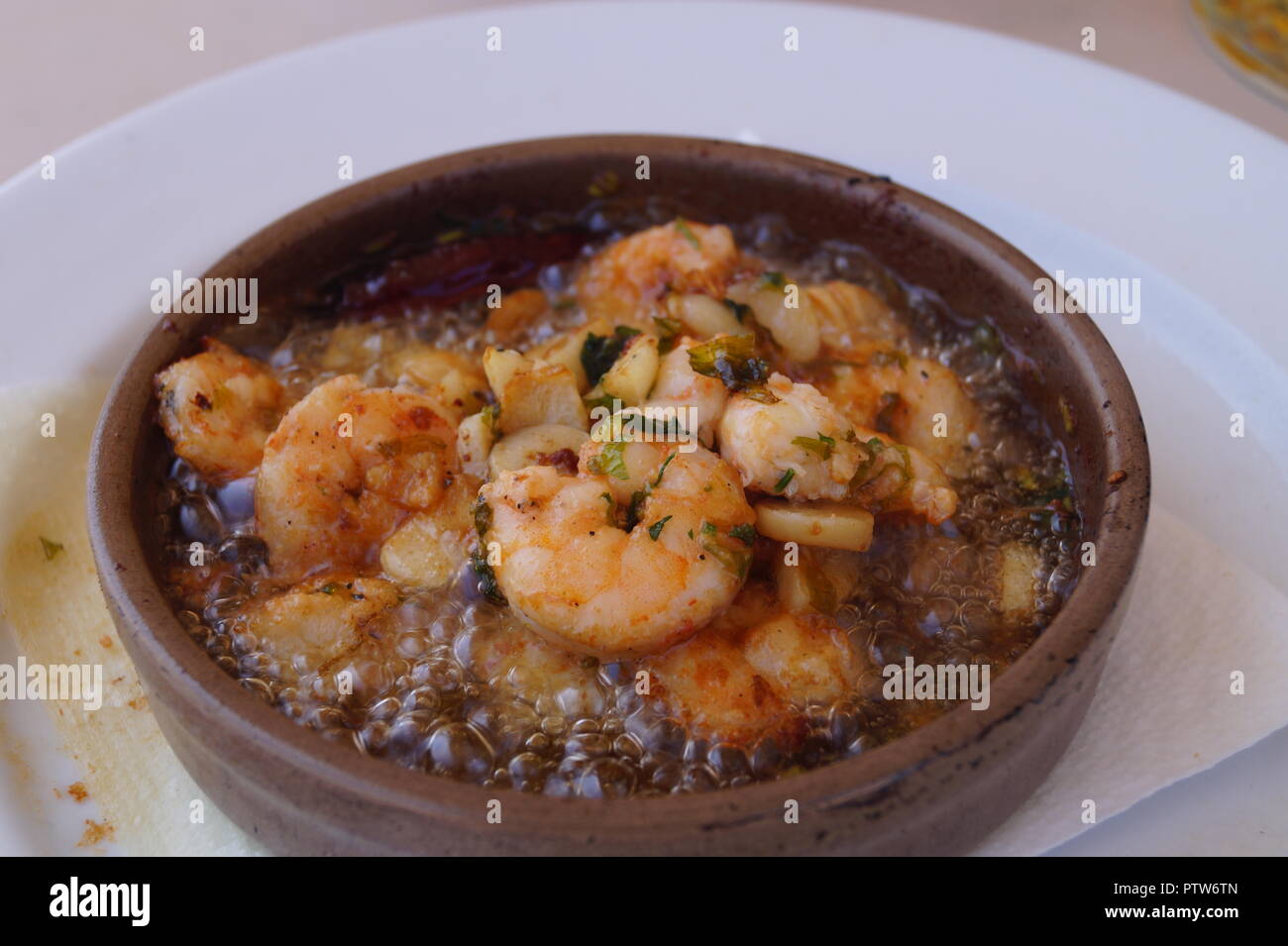 Hot spicy spanish gambas hi-res stock photography and images - Alamy