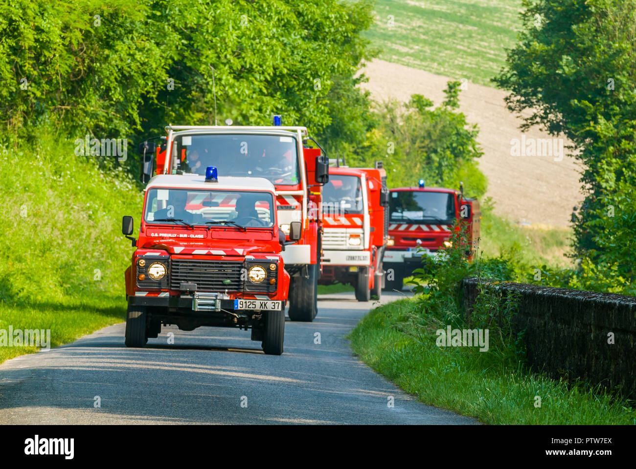 Fire Engines France High Resolution Stock Photography and Images - Alamy