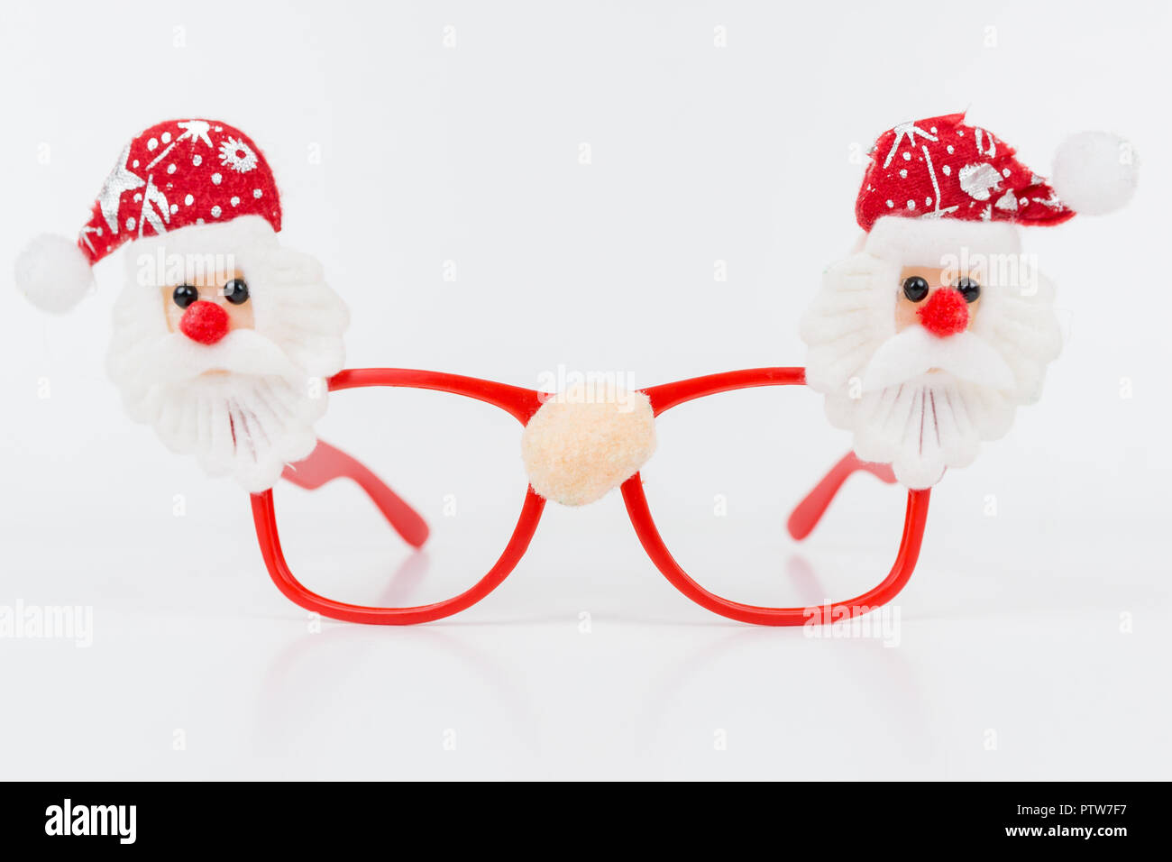 Santa with glasses hi-res stock photography and images - Alamy