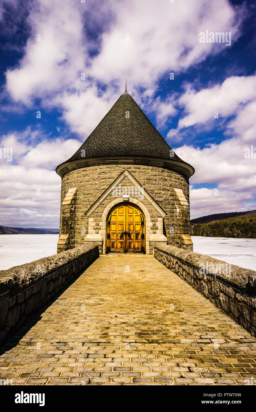Saville Dam Barkhamsted Reservoir Barkhamsted, Connecticut, USA Stock ...