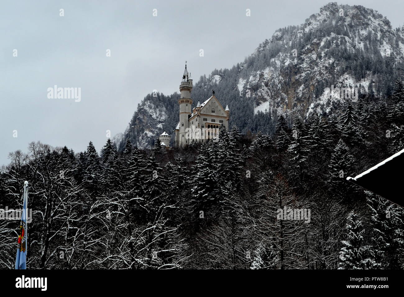 Neuschwanstein Castle, Neuschwansteinstraße, Schwangau, Germany Stock ...