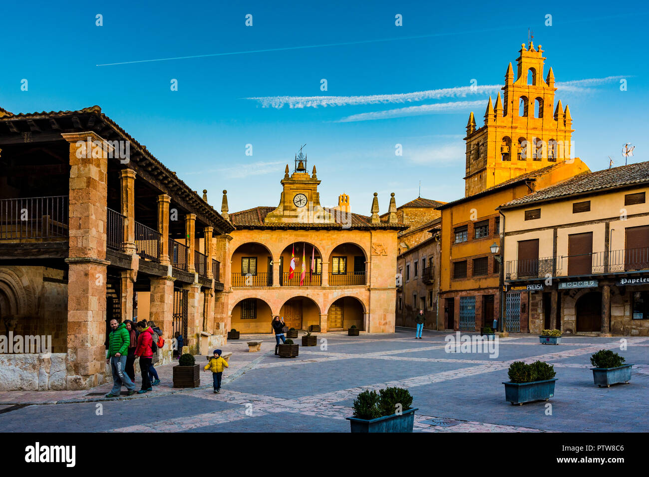 Ayllon plaza mayor hi-res stock photography and images - Alamy