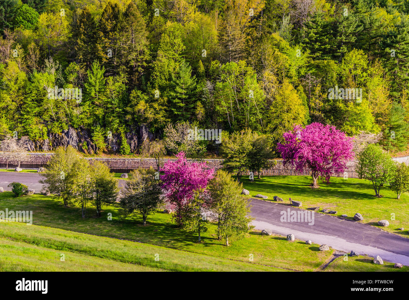 Saville Dam Barkhamsted Reservoir Barkhamsted, Connecticut, USA Stock ...