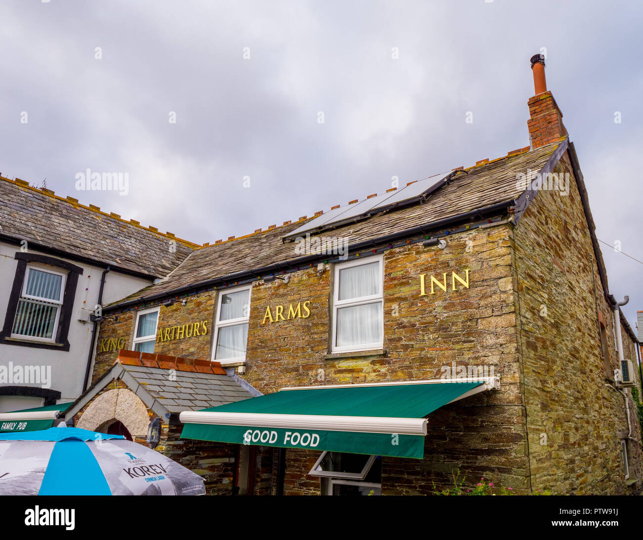 Traditional British Pub in Tintagel Cornwall - CORNWALL / ENGLAND ...