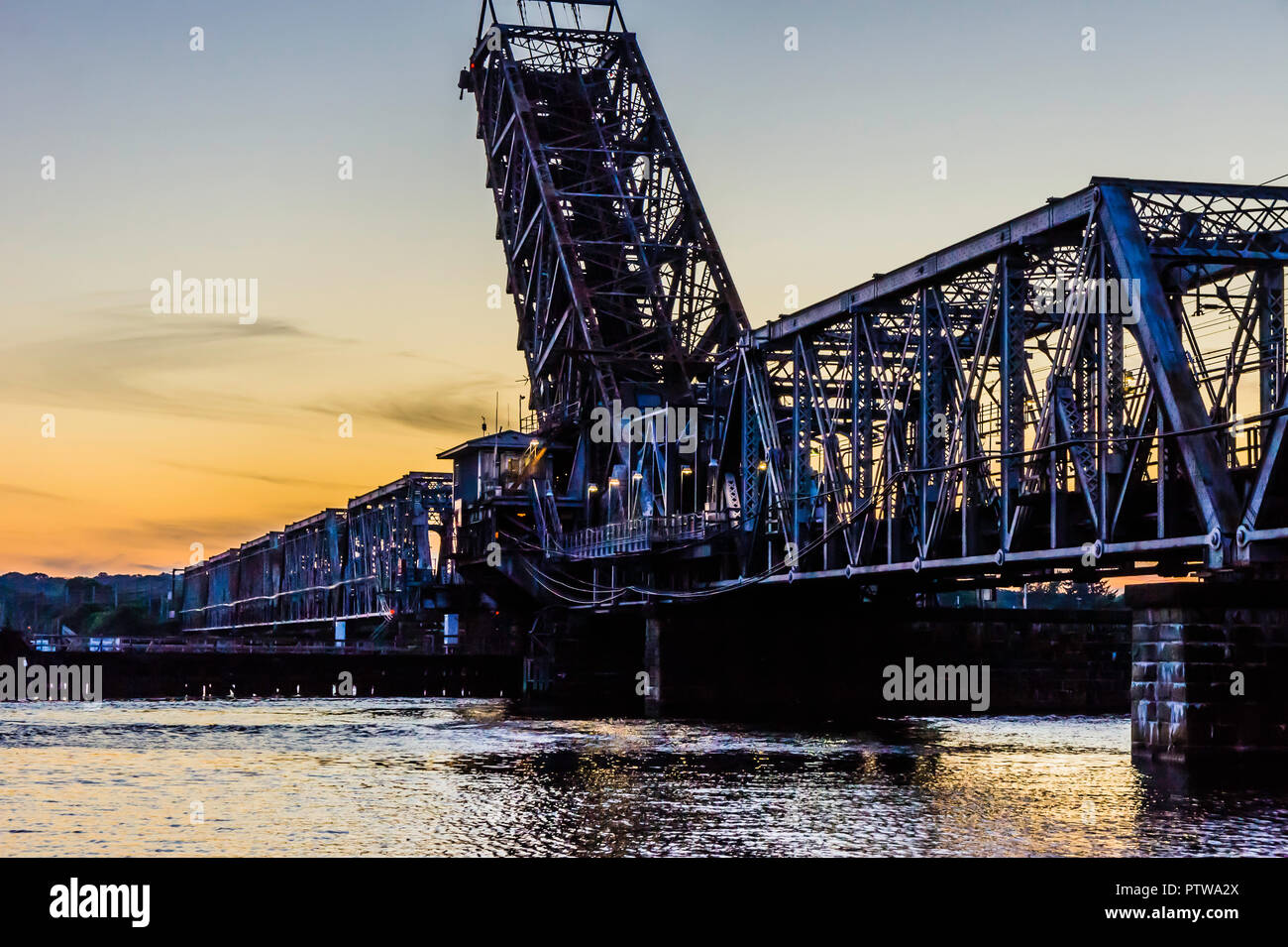 Amtrak Old Saybrook – Old Lyme Bridge Old Lyme, Connecticut, USA Stock ...