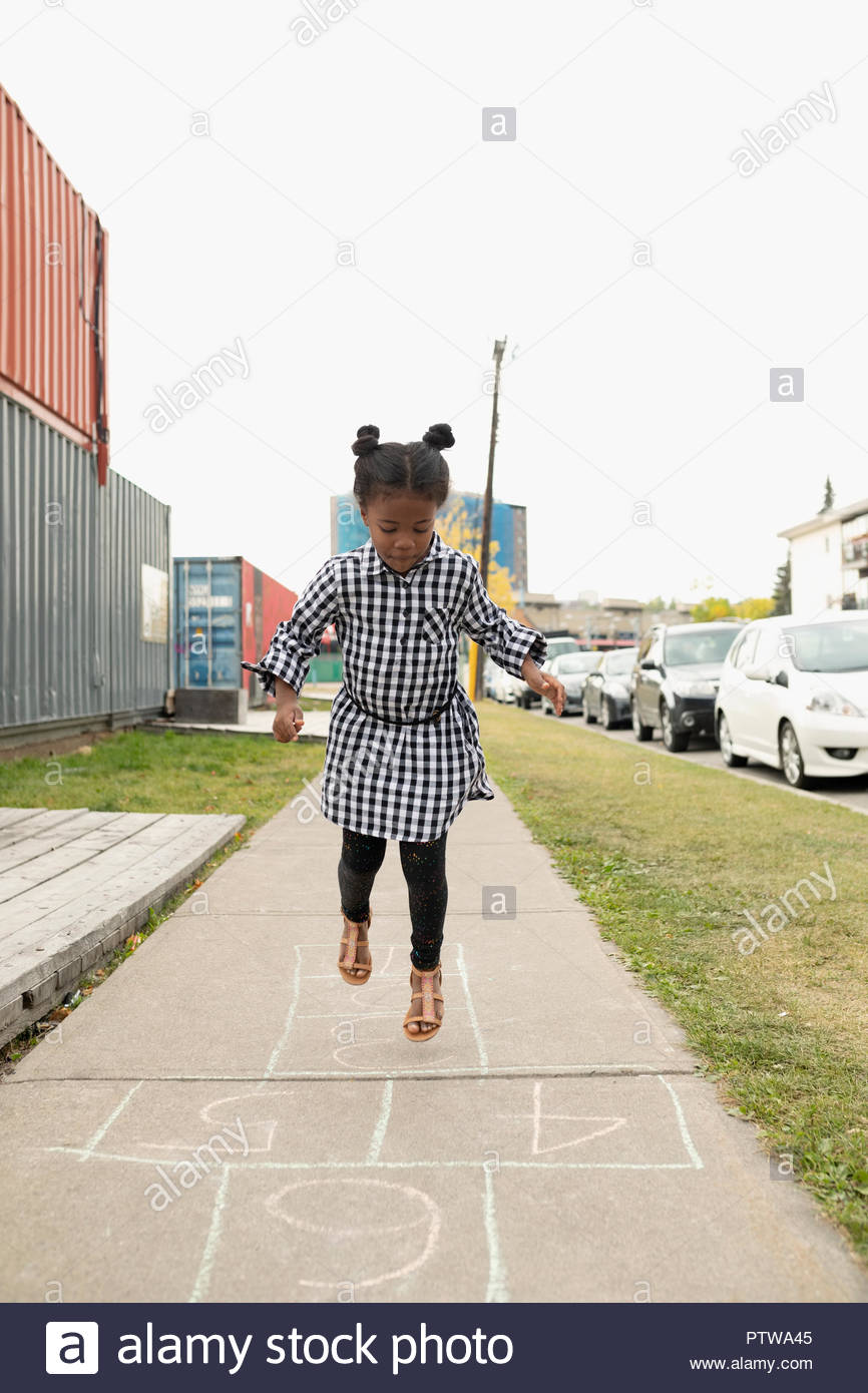 Hopscotch activity hi-res stock photography and images - Alamy