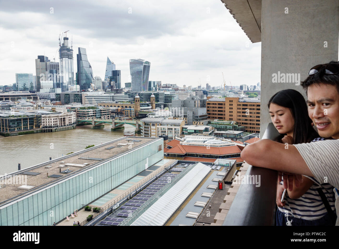 Tate Modern Art Artwork Museum Terrace View High Resolution Stock ...