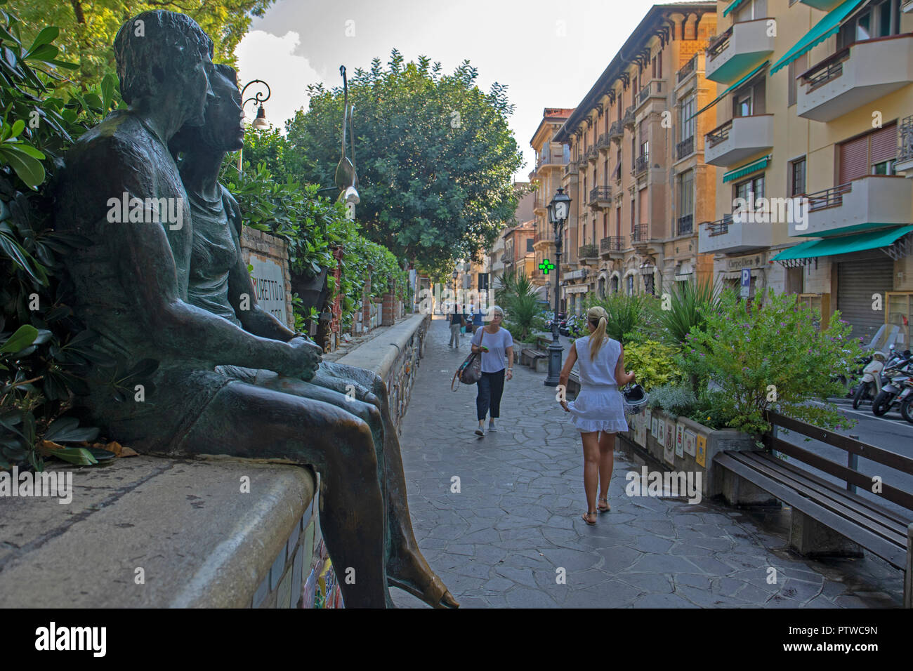 The muretto in Alassio Stock Photo - Alamy