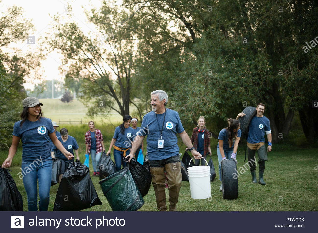 People Cleaning The Park