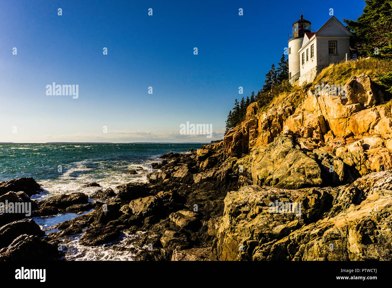 Bass Harbor Lighthouse Acadia National Park Mount Desert Island, Maine ...