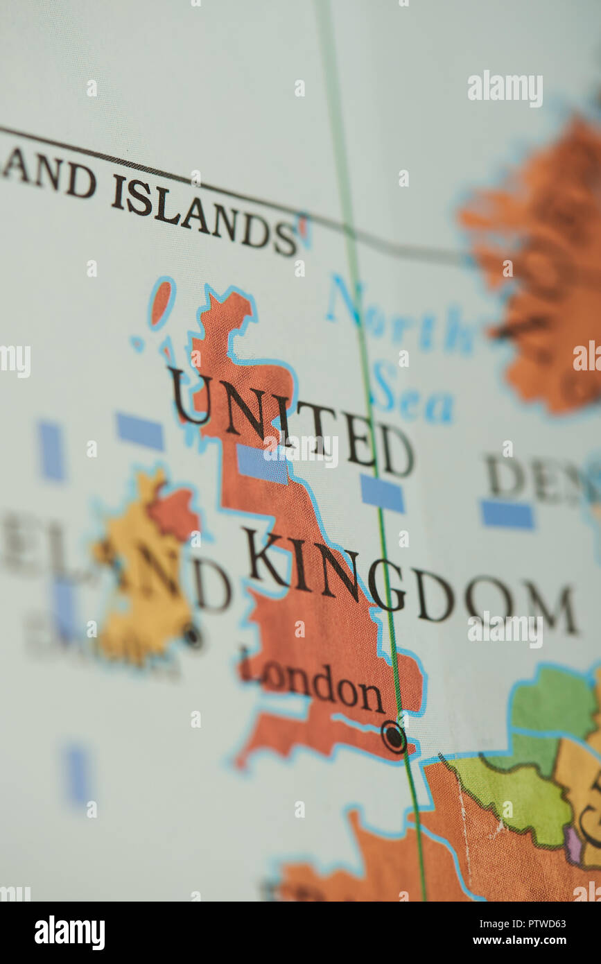 United kingdom political map hi-res stock photography and images - Alamy