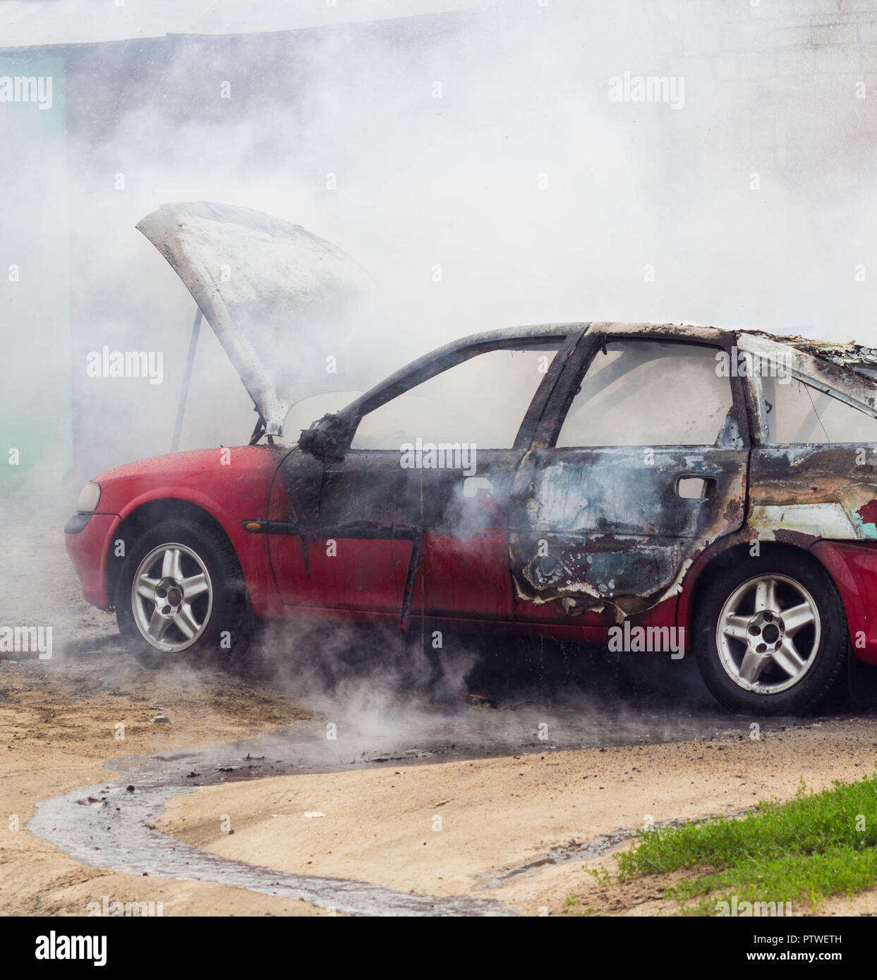 Car Gas Smoke High Resolution Stock Photography and Images - Alamy