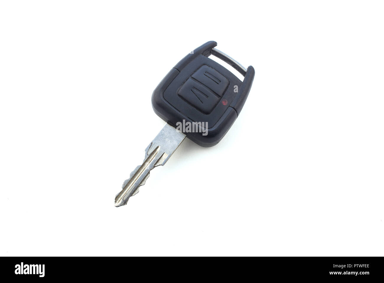 Car key isolated on white background isolate, close-up Stock Photo - Alamy