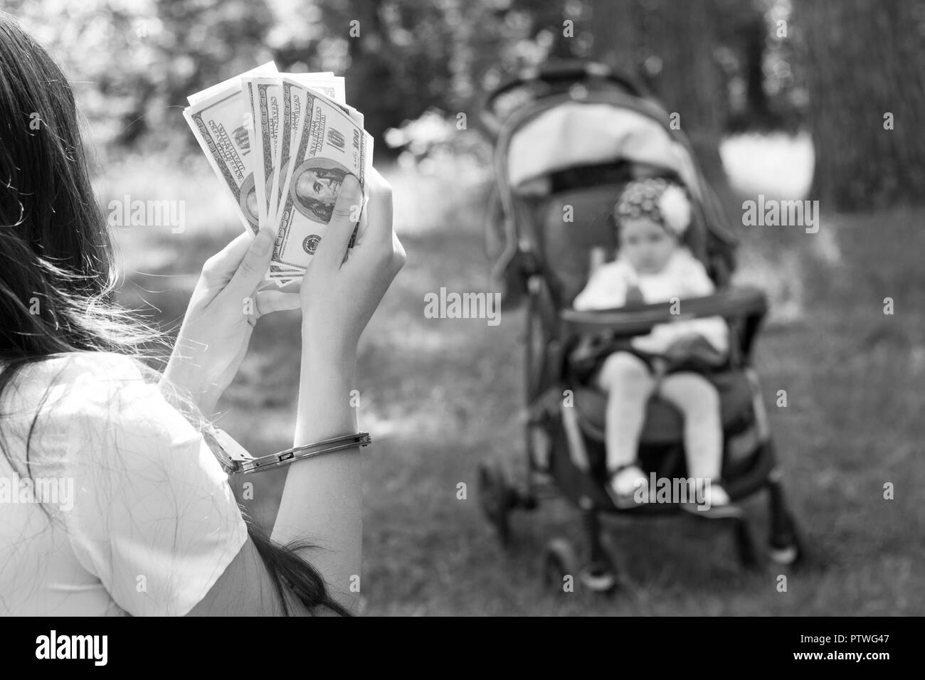 Child handcuffs hi-res stock photography and images - Alamy